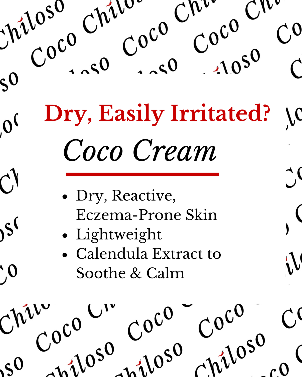 Coco Body Cream - Moisture for Dry, Reactive Skin – Coco Chiloso