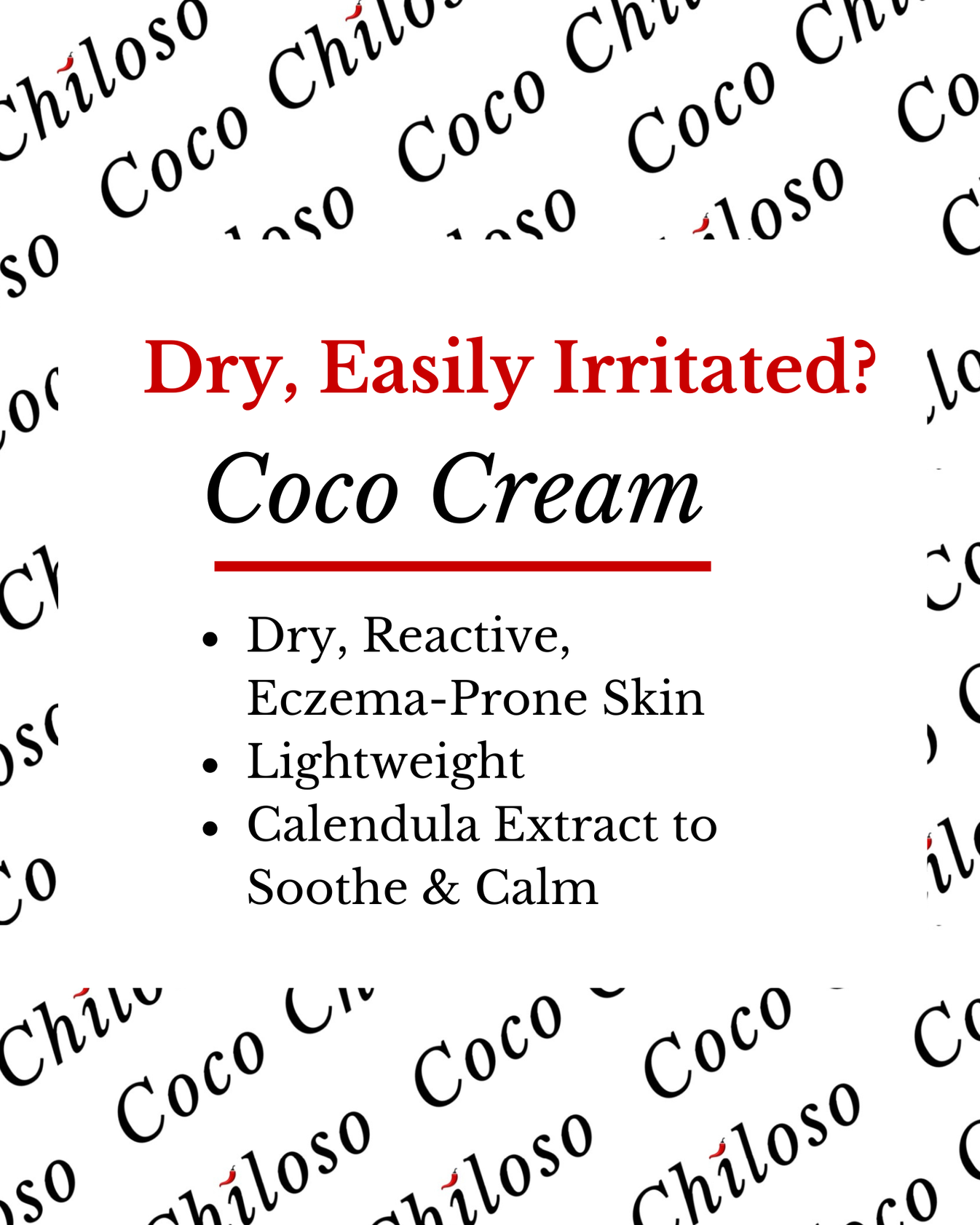 Coco Body Cream - Moisture for Dry, Reactive Skin – Coco Chiloso